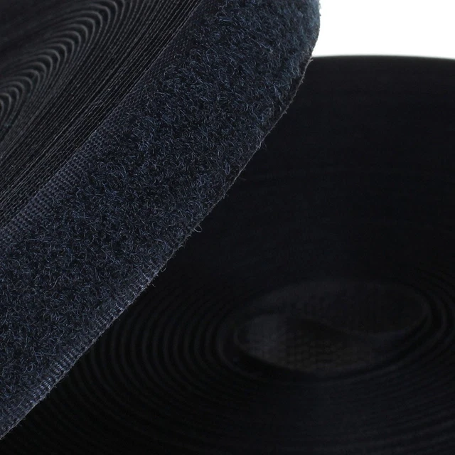 25M SELF ADHESIVE Loop Side Only Included No Adhesive Tape (Black) $23. ...