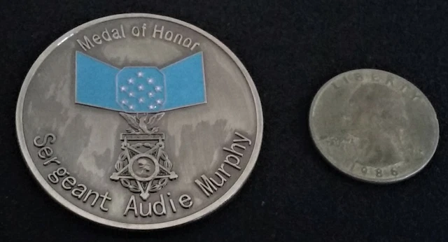 RARE SERGEANT AUDIE Murphy Medal of Honor MoH Army 3rd Infantry ...