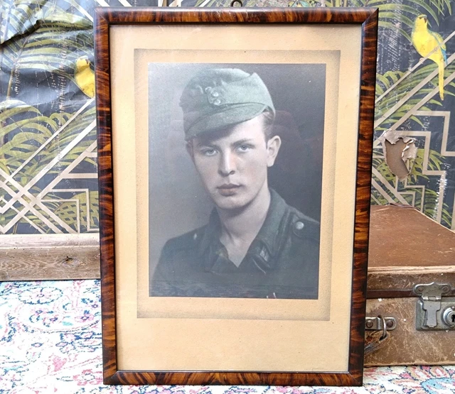 WW2 GERMAN MILITARY Original wehrmacht young soldier Portrait ...