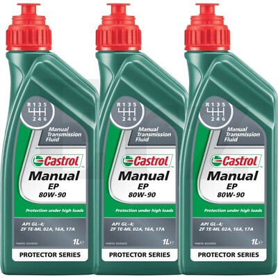 3 LITRE CASTROL Manual EP 80W-90 gearbox oil gearbox oil 154F60 ...
