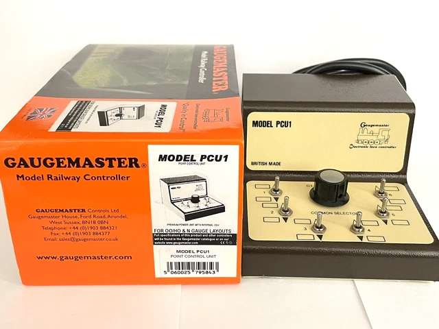 GAUGEMASTER MODEL PCU1 POINT CONTROL UNIT £95.00 - PicClick UK