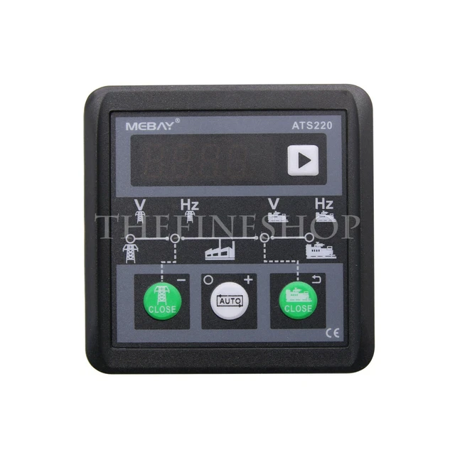 GENERATOR/MAINS ATS CONTROLLER Automatic Transfer Switch Controller 8 ...