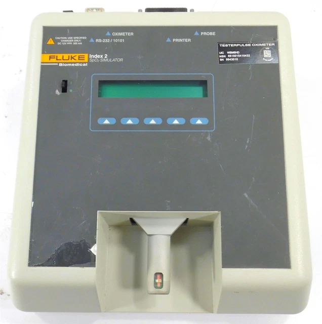 FLUKE BIOMEDICAL INDEX 2 Pulse Oximeter Simulator AS IS - Free Shipping ...