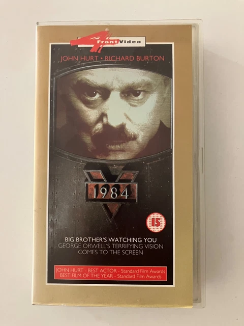 GEORGE ORWELL'S 1984, VHS video tape John Hurt, 4Front video / PolyGram ...