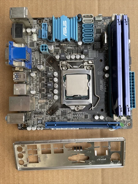 ASUS P8H77-I LGA1155 Intel H77 MINI-ITX Desktop Motherboard + I5-2500k + 8Go EUR 45,00 - PicClick FR