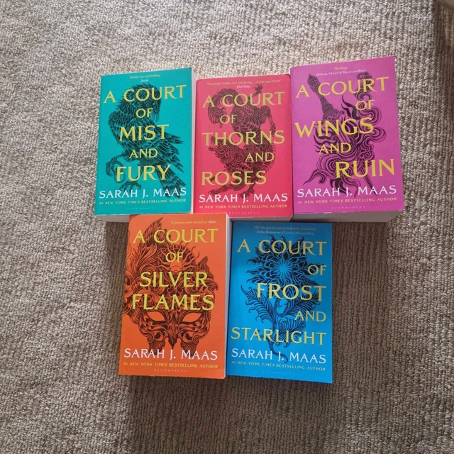 A COURT OF Thorns and Roses Acotar Complete Set Sarah J Maas #L148X204 ...