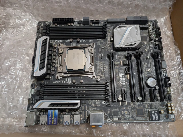 ASUS X99-A MOTHERBOARD Socket LGA 2011-V3 Intel X99 DDR4 + xeon cpu ...