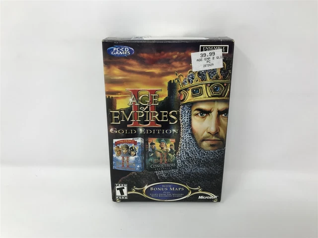 AGE OF EMPIRES II 2 Gold Edition - PC Game - Complete In Big Box - RARE ...