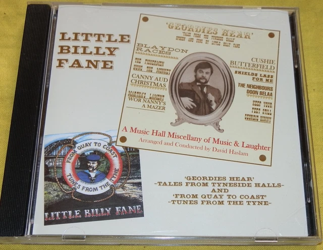 LITTLE BILLY FANE, Geordies Heart & From Quay To Coast, Rare CD ...