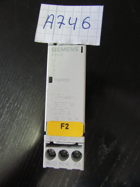 SIEMENS THERMISTOR-MOTORSCHUTZ 3RN 1000-1A BOO 24V (A746) EUR 49,00 ...