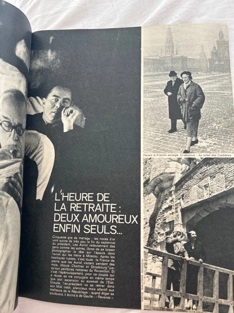 PARIS MATCH N°875 15/01/1966 Feyzin Auriol Kennedy Mireille Mathieu ...