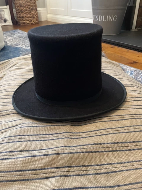 1850S STYLE , Victorian , goldrush ,fur felt Top hat Made By Tim Bender ...