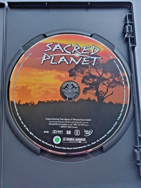 WALT DISNEY SACRED Planet (narrated by Robert Redford) DVD $5.40 ...