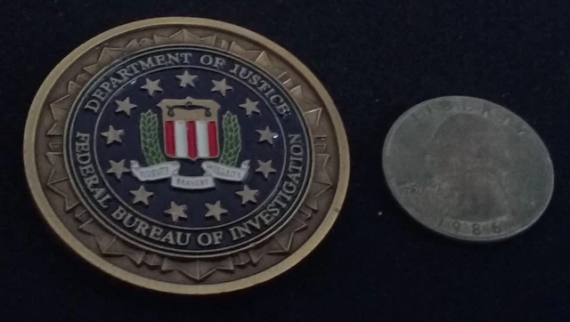 RARE DEPARTMENT OF Justice Federal Bureau of Investigation FBI US ...