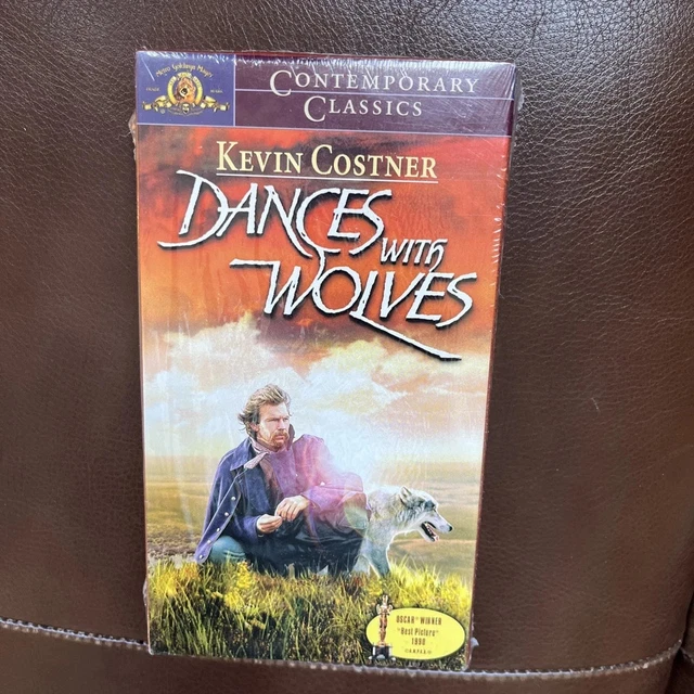 NEW DANCES WITH Wolves vhs video Best Picture Winner 1990 Kevin Costner ...