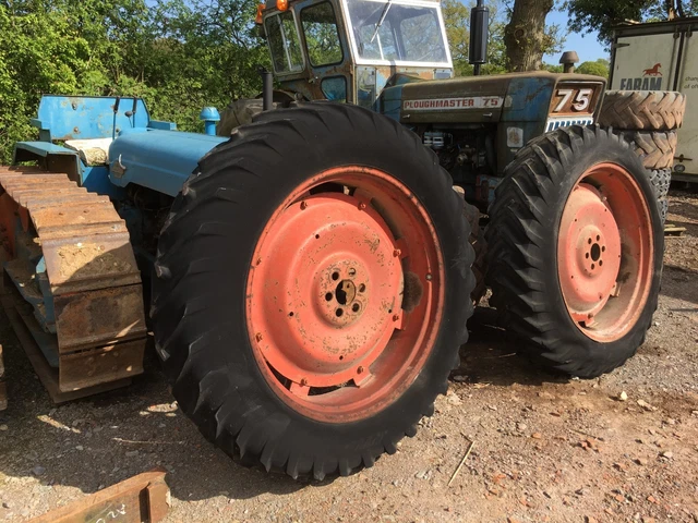 FORDSON MAJOR E27N tractor rear wheels and tyres £250.00 - PicClick UK
