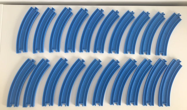 ORIGINAL BLUE TOMY Trackmaster Thomas & Friends Extra Track 20 Bends ...
