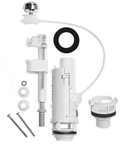 SIAMP OPTIMA 50 Component Pack Toilet Dual Flush Valve Kit with Button ...
