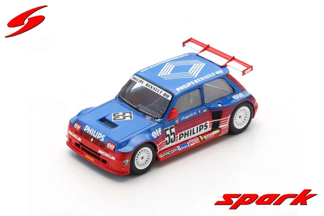 SPARK SF136 1/43 RENAULT 5 Turbo Superproduction #55 1987 Jean Ragnotti ...