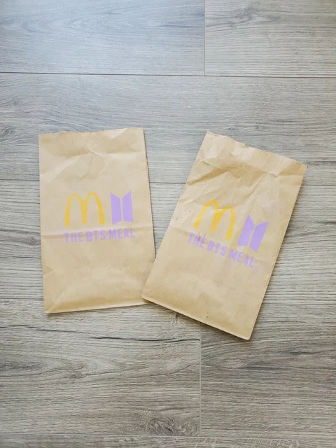 MCDONALDS LOGO THE BTS Meal Limited Edition Exclusive Paper Bag Mcd EUR ...