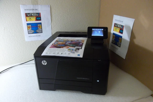 HP COLOR LASERJET Pro M251nw Printer Wireless LAN USB 3.5" Touchscreen ...