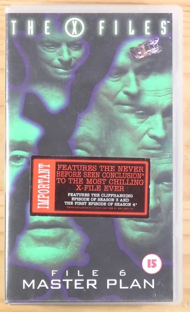 THE X FILES: File 6 - Master Plan (Rare UK VHS!) £5.99 - PicClick UK