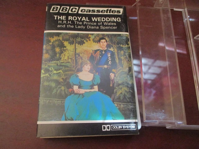 BBC CASSETTES THE Royal Wedding HRH Prince of Wales Audio Cassette ...