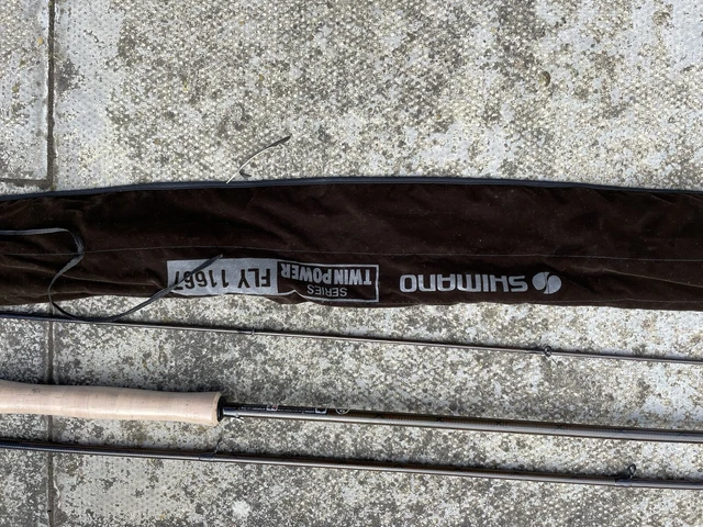 SHIMANO TWIN POWER Series 3 Piece Fly Rod 11667 Fly Rod - 11ft 6' #6-7 ...