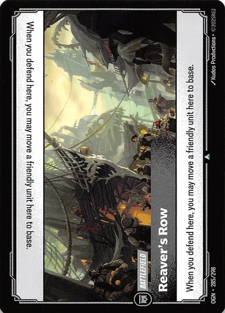 REAVER'S ROW 285/298 Origins Riftbound League of Legends £1.43 ...
