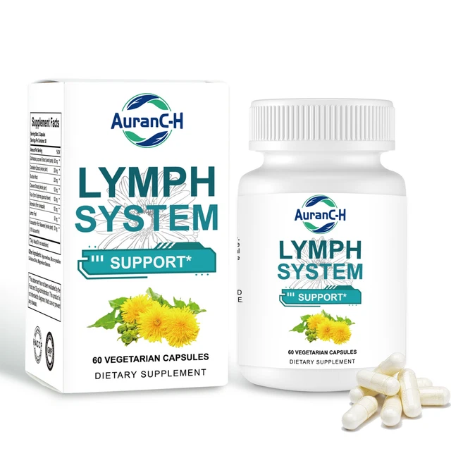 LYMPHATIC SYSTEM SUPPLEMENT - Reduce Swelling Fast, Lymph Support, 60 ...