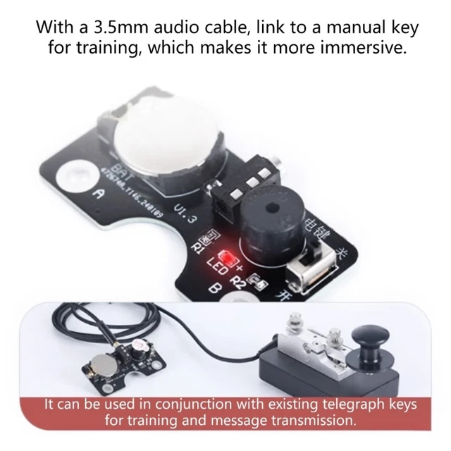 SPACE EFFICIENT MORSE Code Practice For Vband-Keyer Connector CW ...