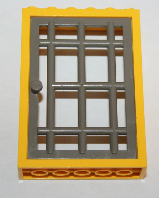 LEGO FABULAND PORTE de prison Jaune Pirates jail door ref 4071 set 6259 ...