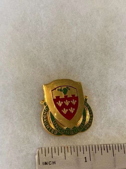 AUTHENTIC US ARMY 85th Field Artillery Regiment DUI Crest Insignia 9M £ ...