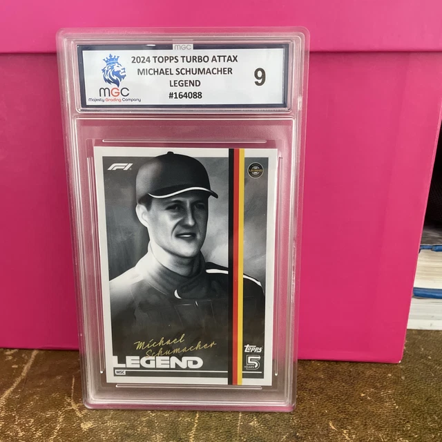 TOPPS TURBO ATTAX 2024 Formula 1 F1 Michael Schumacher MGC Graded Card ...