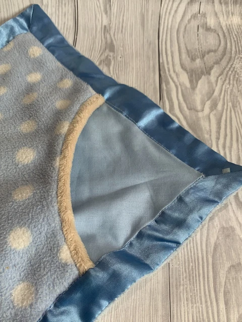 JELLYCAT JELLYKITTEN DOTTY Blue Bunny Soother comforter plush blankie £ ...