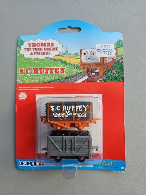 THOMAS THE TANK Engine & Friends ERTL S C RUFFEY SCRUFFY WAGON NEW ...