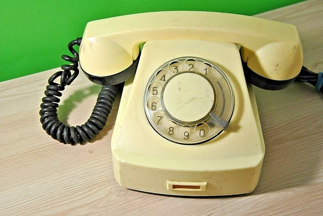 VINTAGE OLD DISK rotary phone £54.13 - PicClick UK