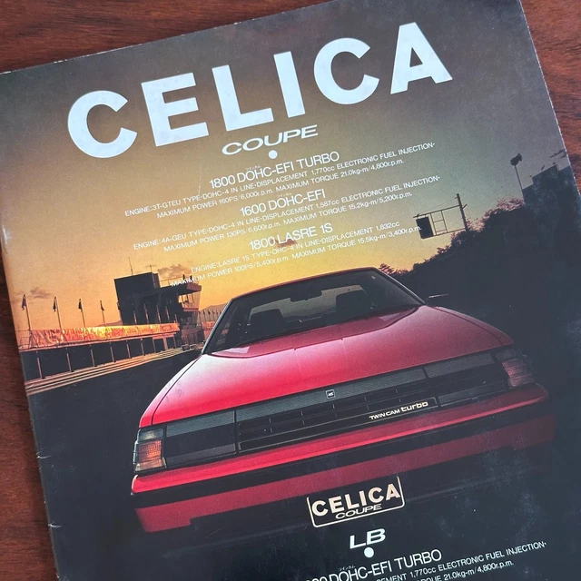 TOYOTA CELICA A60 GT-TR Twin Cam 1983 Brochure Catalog JDM Magazine ...