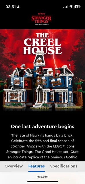 LEGO STRANGER THINGS Upside Down Building Set 11370; With GWP £507.89 ...