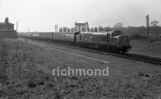 HAUGHLEY CLASS 37 37026 1970's 6 x 9 cm Negative RN383 £3.99 - PicClick UK