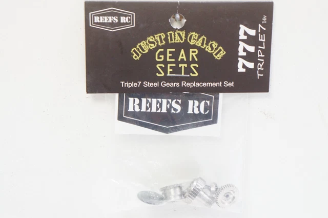 REEFS RC REEFS66 Triple7 Acier Gear Set pour 777 Servo EUR 23,12 ...