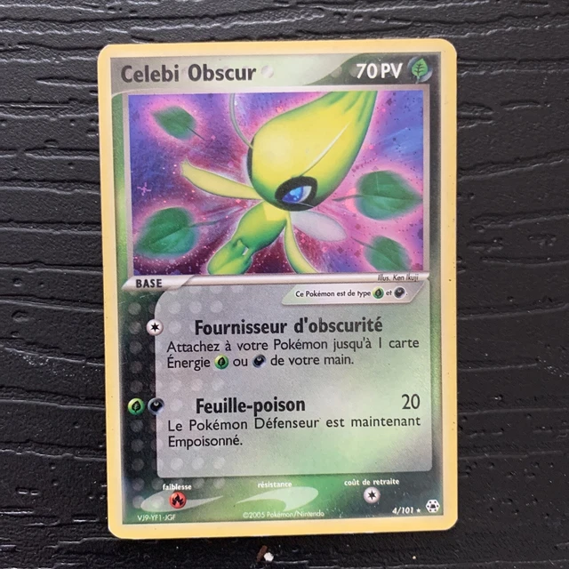 CARTE POKÉMON FR Celebi Obscur 4/101 Bloc EX Légendes Oubliées EUR 25,00 - PicClick FR
