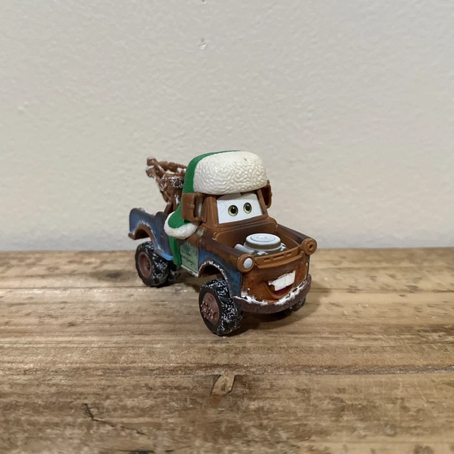MATTEL DISNEY PIXAR Cars Whee-Hoo Winter Mater Mater Saves Christmas ...