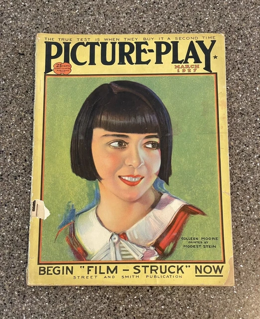 MAGAZINE PICTURE PLAY mars 1927 Colleen Moore The Monkey Talks Lon ...