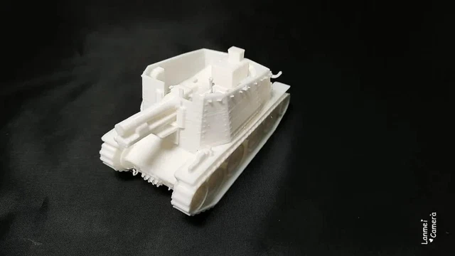 GERMAN GRILLE WAR Tank 1:43 Scale White Color 3D printed model kits DIY ...