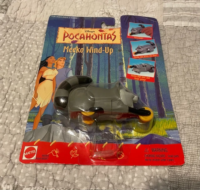 DISNEY POCAHONTAS WIND-UP Figure MEEKO Raccoon Mattel Wind-Ups ~ New ...