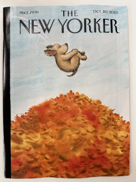 THE NEW YORKER Magazine October 20 2025 Dog Cover Mamdani War On ...