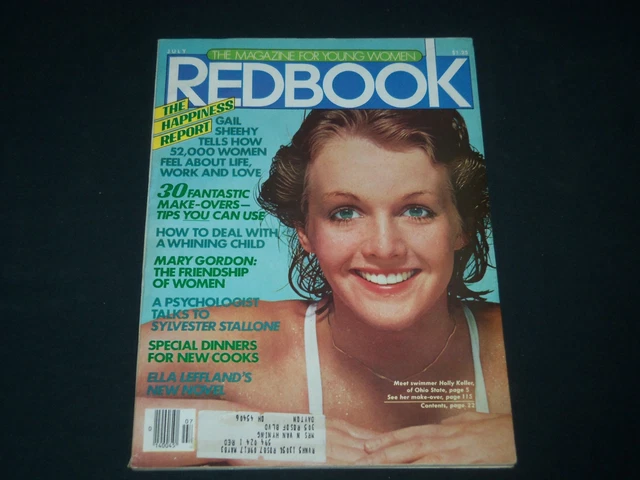 1979 JULY REDBOOK Magazine - Swimmer Holly Keller Cover - Fashion - Pb ...