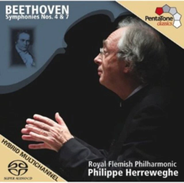 LUDWIG VAN BEETHOVEN - Beethoven Symphonies Nos. 4 7 - New SACD - I4z ...