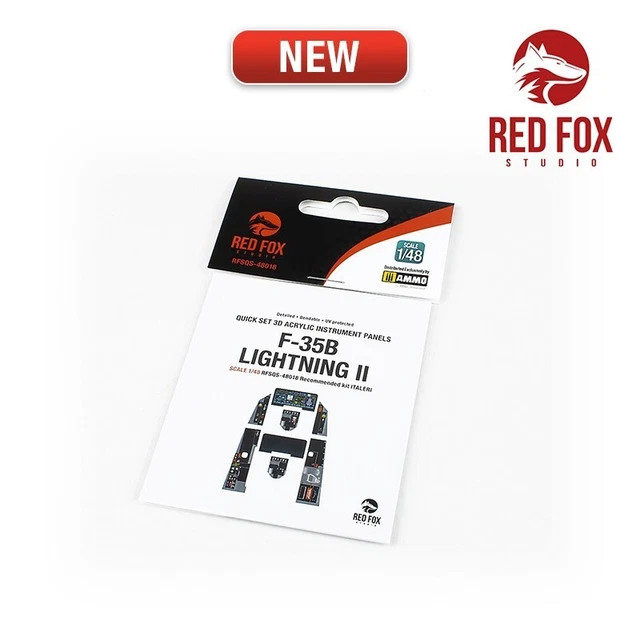 RED FOX 1/48 F-35B Lightning II (for Italeri kit) RFSQS-48018 $48.00 ...